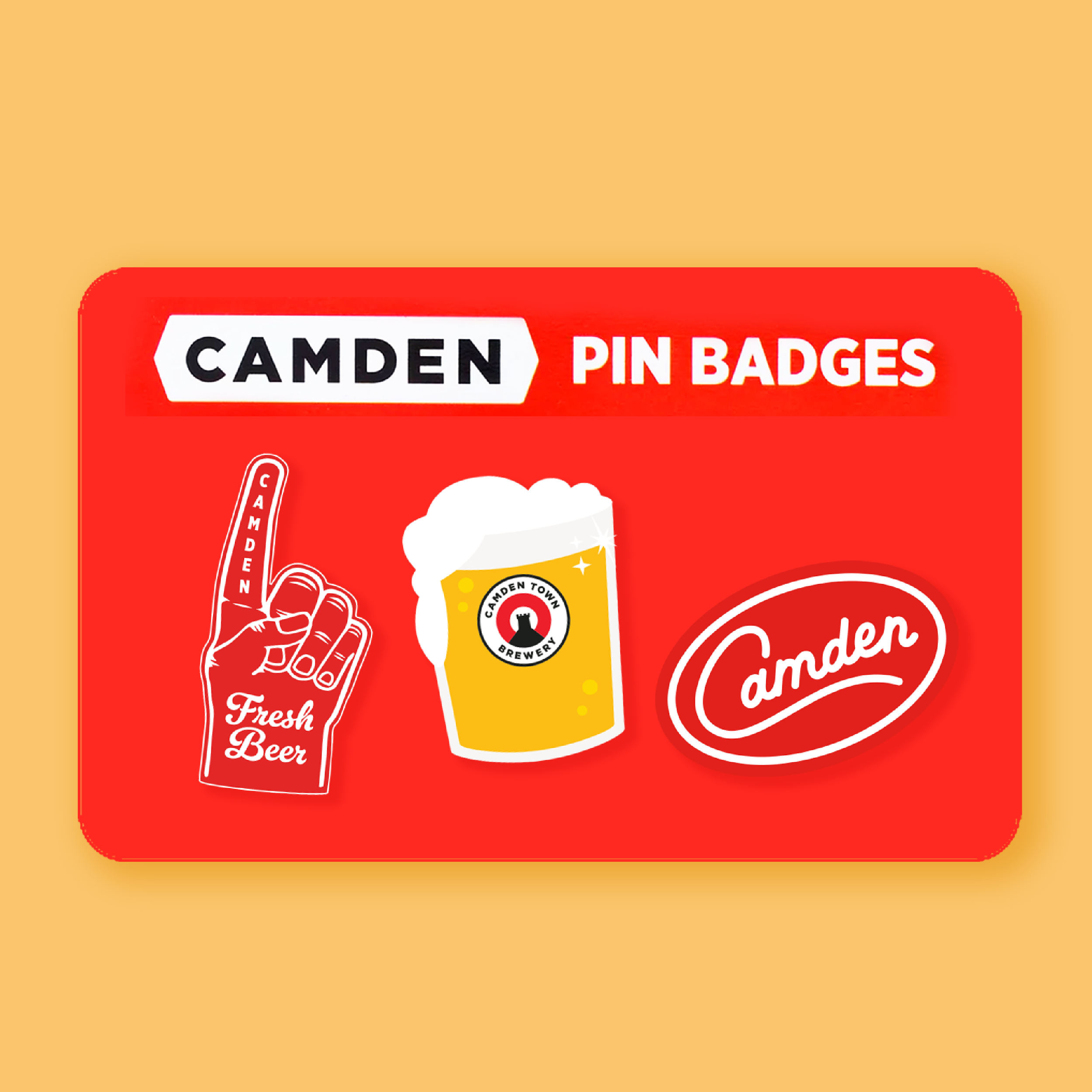 Camden Pin Badges - set of 3 – Camden Town Brewery Webshop