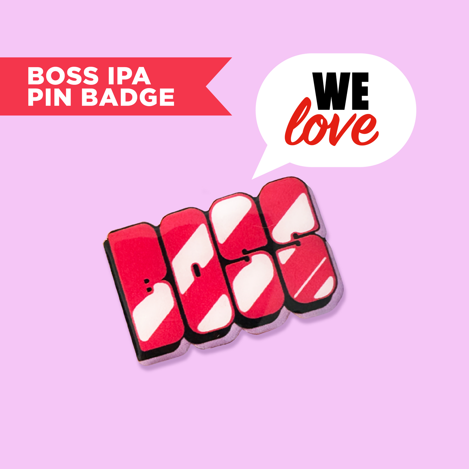 The Boss Pin Badge – Camden Town Brewery Webshop