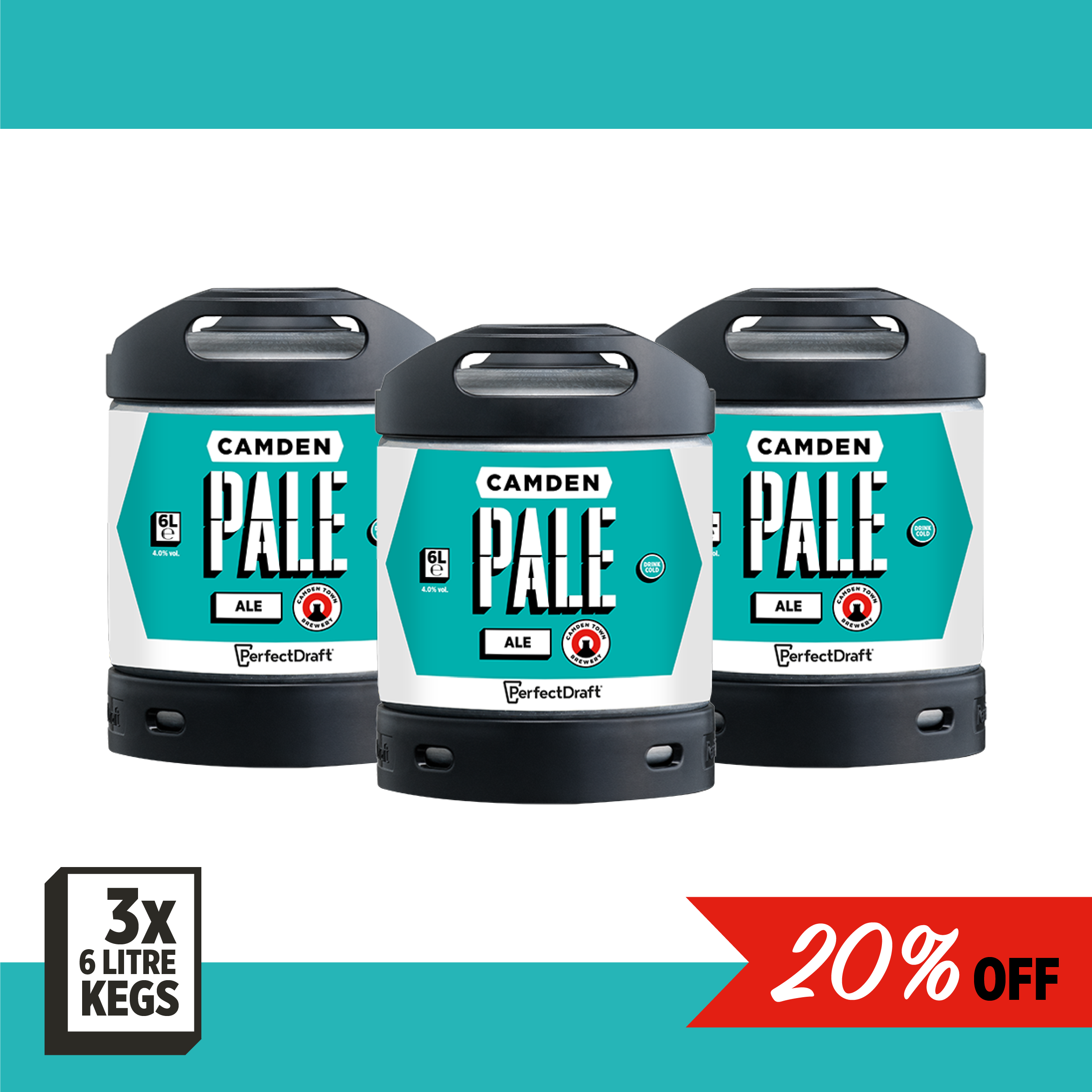 Camden X PerfectDraft Pale Ale Keg Bundle – Camden Town Brewery Webshop
